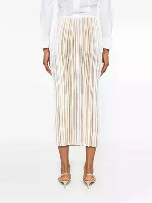Giambattista Valli Midi Ribbed Skirt