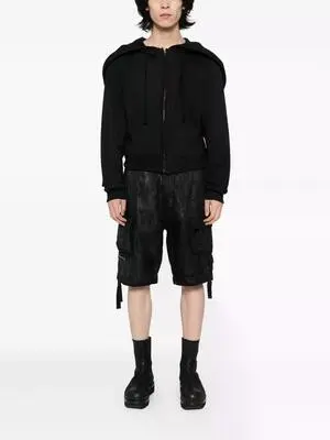 P.L.N. Leather Shorts