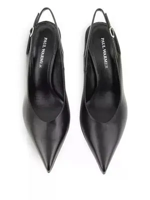PAUL WARMER Decadent Slingback Pumps - Black