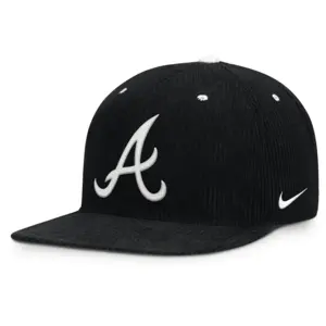 Nike Atlanta Braves Mlb Pro Adjustable Hat - Black