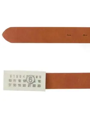 MAISON MARGIELA Numeric Belt - Brown