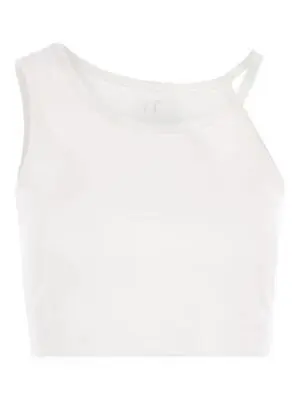 Y’s Cropped Tank Top - White