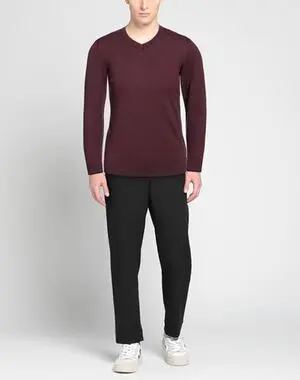 Armani Exchange V-neck Long-sleeve Sweater - Red