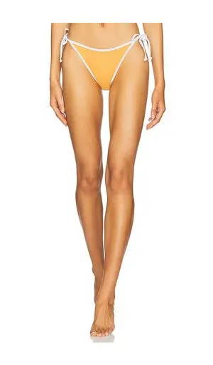 Onia Cleo Bikini Bottom - Sunset & White