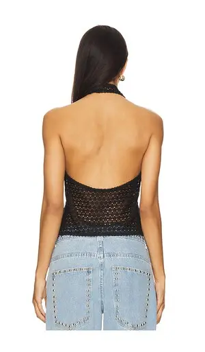 LOVERS AND FRIENDS Tanya Cropped Halter Top