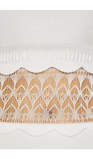 Alexis Hopper Dress - White