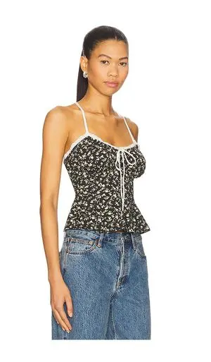 Free People Sammi Tank - Washed Black