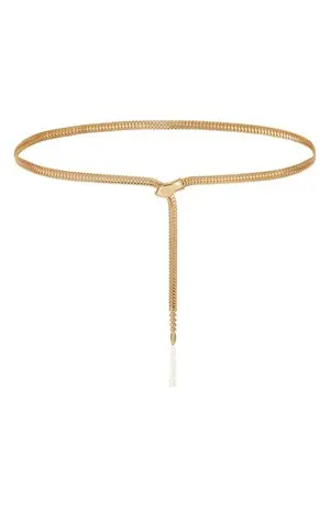 Ettika Minimalist Chain Belt - Gold