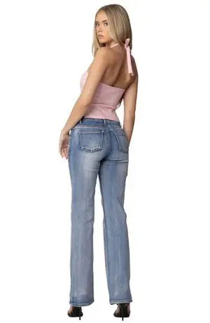 EDIKTED Dara Halter Top - Pink