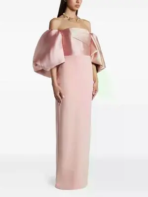 Solace London Off-shoulder Dress - Pink