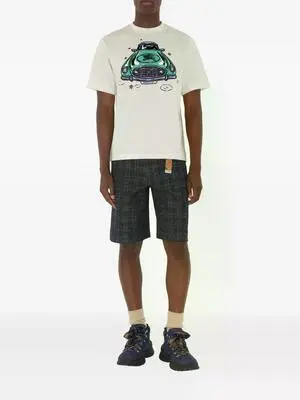 Burberry Car-print Cotton T-shirt