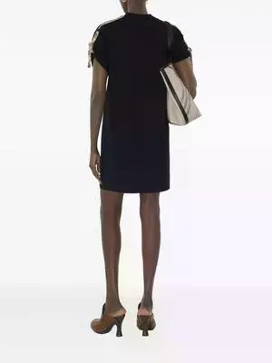 Burberry Check Trim Cotton T-shirt Dress