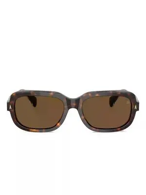 Moncler Logo-print Sunglasses - Brown