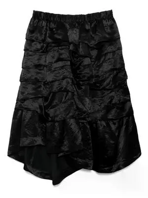 BLACK COMME DES GARÇONS Acetate Ruffled Skirt