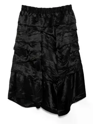 BLACK COMME DES GARÇONS Acetate Ruffled Skirt
