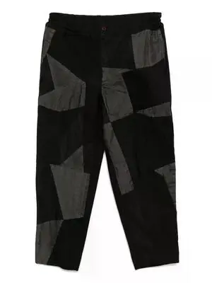 BLACK COMME DES GARÇONS Gabardine Patchwork Pants