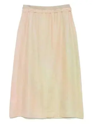 GRAN SASSO Linen Midi Skirt