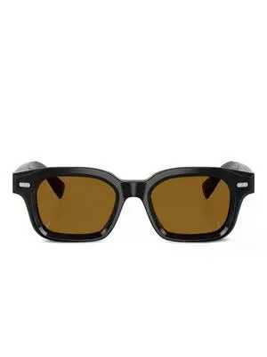 Brunello Cucinelli Square-frame Sunglasses - Black