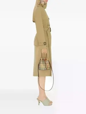 Burberry Mini Tb Bucket Bag - Neutrals