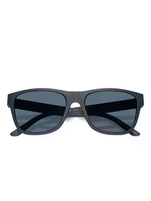 Emporio Armani Logo-print Sunglasses - Blue