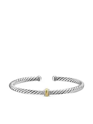 David Yurman 14k Yellow Gold Cable Flex Station Bracelet