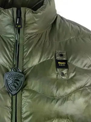 BLAUER. Padded Gilet - Green