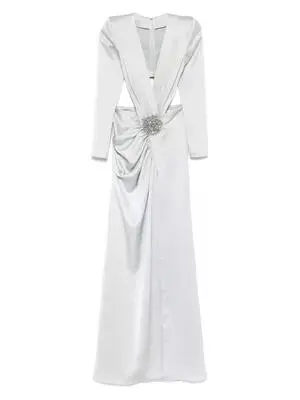 M.MARQUISE Grace Maxi Dress - Grey