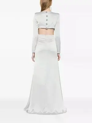 M.MARQUISE Grace Maxi Dress - Grey