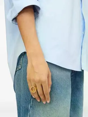 MAISON MARGIELA Minimal Logo Ring - Gold