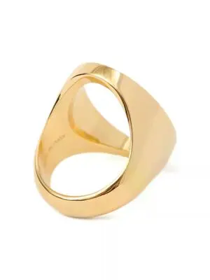 MAISON MARGIELA Minimal Logo Ring - Gold
