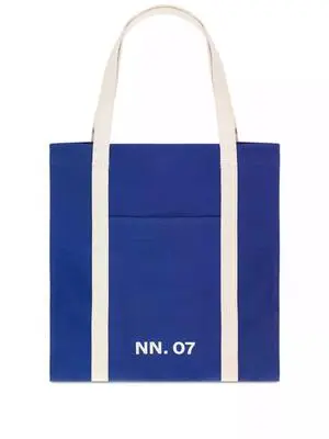 Nn07 Cotton Tote Bag - Blue