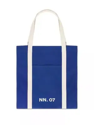 Nn07 Cotton Tote Bag - Blue