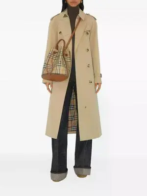 Burberry Check Bucket Bag - Neutrals