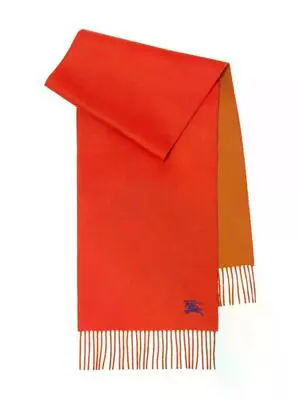 Burberry Reversible Cashmere Scarf - Orange