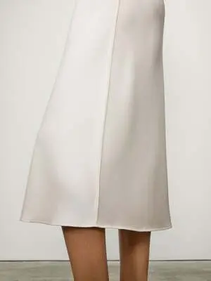 LISA YANG Midi Skirt In Silk Double Georgette