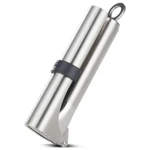 ROSLE Stainless Steel Slim Mincing Garlic Press - Silver