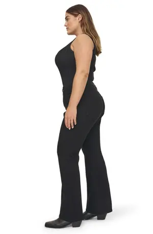 Warp + Weft Nao High-waist Bootcut Jeans - Jet Black