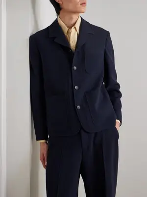 Mr P. Wool-crepe Chore Jacket