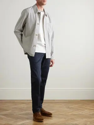 Mr P. Samuel Slim-fit Stretch Cotton Golf Trousers