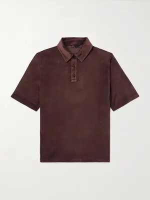 Men's Maroon Polos