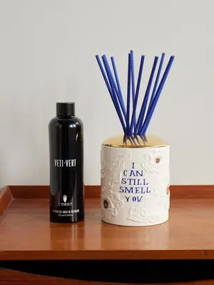 L'Objet Ruan Hoffman Reed Diffuser Set Veti-vert