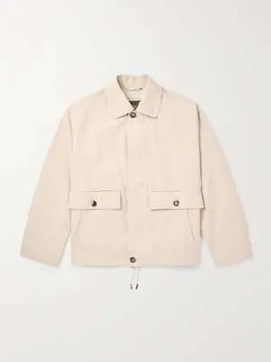 Loro Piana Rudolf Rain System® Cotton-blend Gabardine Blouson Jacket