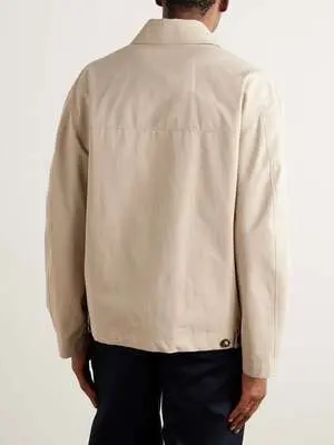 Loro Piana Rudolf Rain System® Cotton-blend Gabardine Blouson Jacket