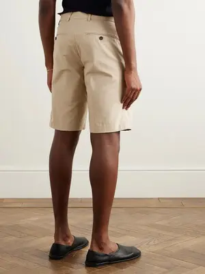 Loro Piana Jarno Straight-leg Bermuda Shorts - Neutrals