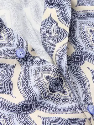 Etro Paisley-print Satin Shirt