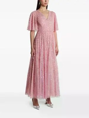 NEEDLE & THREAD Sequin-embellished Dress
