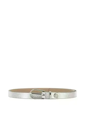 GIANNI CHIARINI Leather Belt - Silver