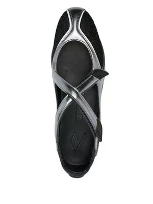 Attico Nomad Ballet Flats - Black