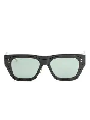 Thom Browne Rectangle-frame Sunglasses - Black