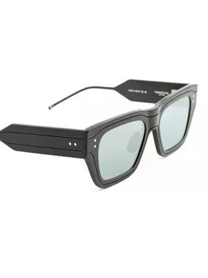 Thom Browne Rectangle-frame Sunglasses - Black